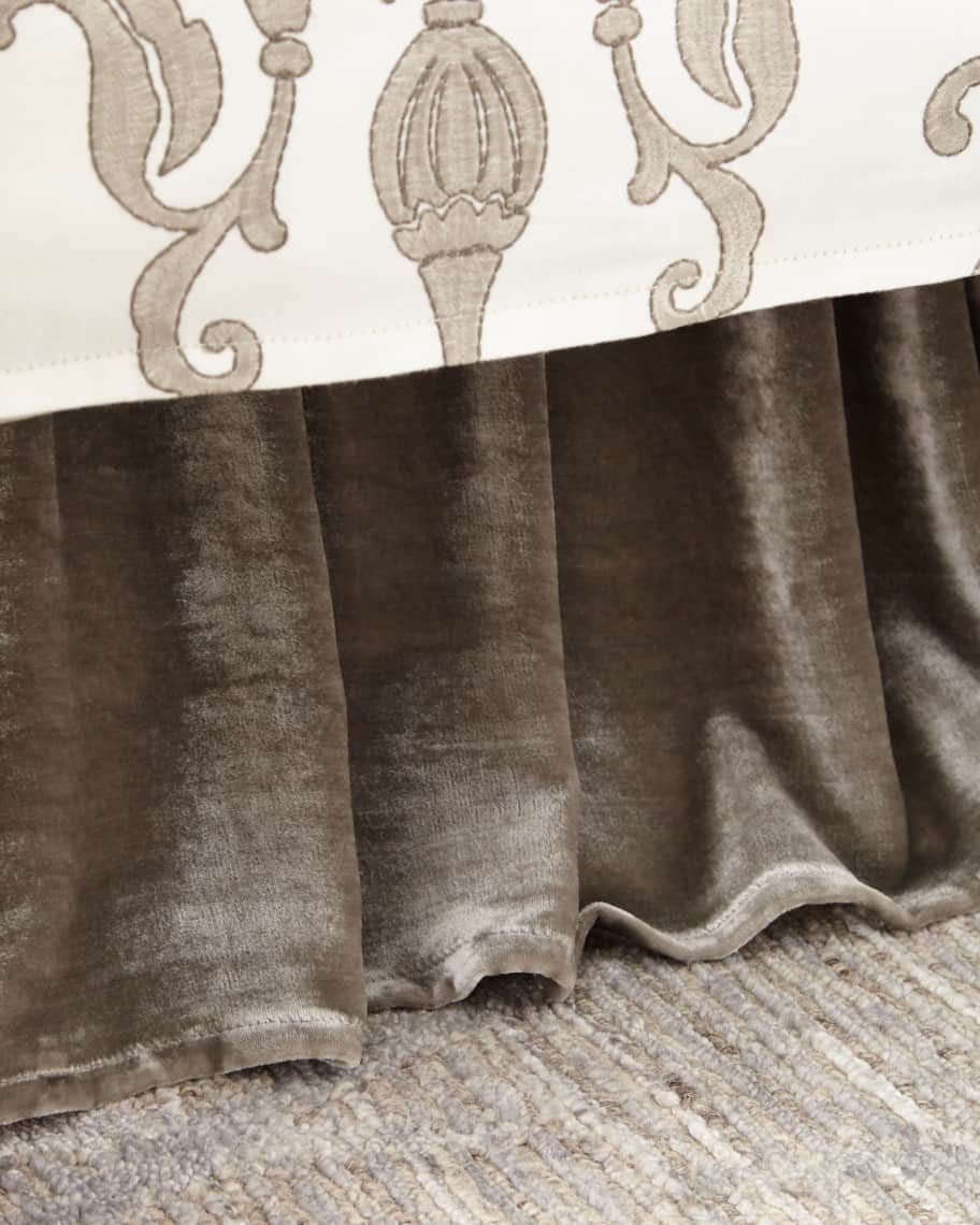 Isabella Collection by Kathy Fielder King Olivia Dust Skirt | Neiman Marcus