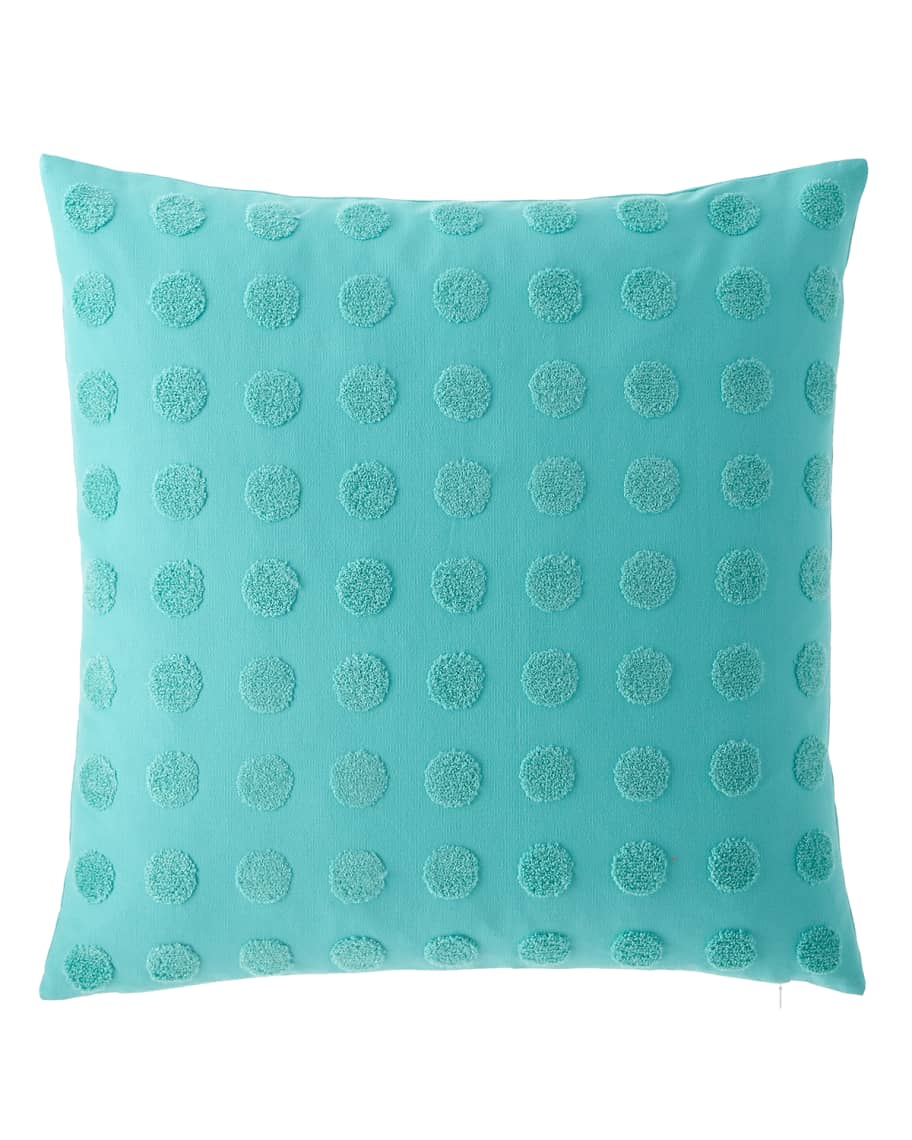 Design Source Pom Pillow, Blue | Neiman Marcus