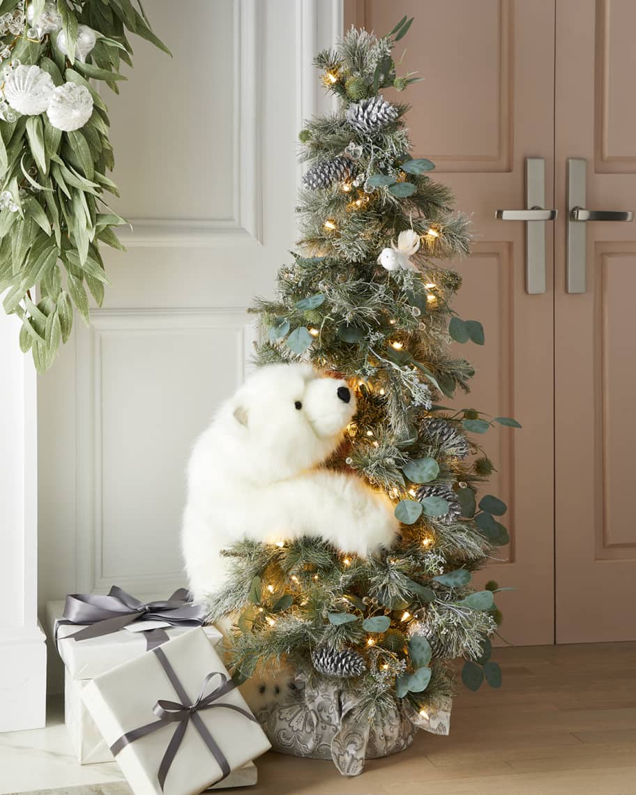 Ditz Designs By The Hen House Crystal White Tree with Polar Bears ...