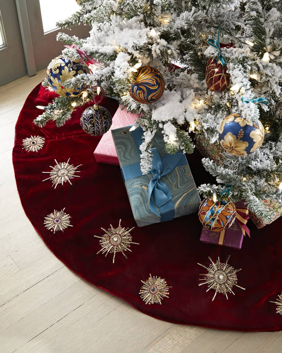 Spiritual Starburst Tree Skirt | Neiman Marcus