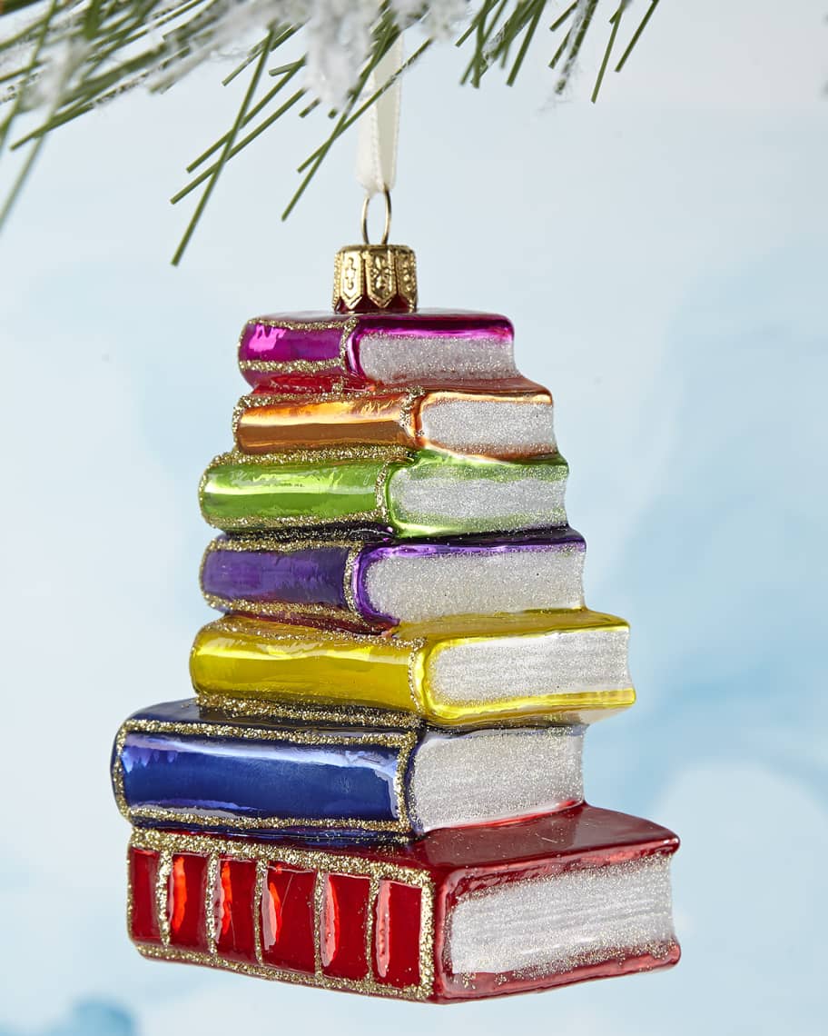 Stack of Books Ornament | Neiman Marcus