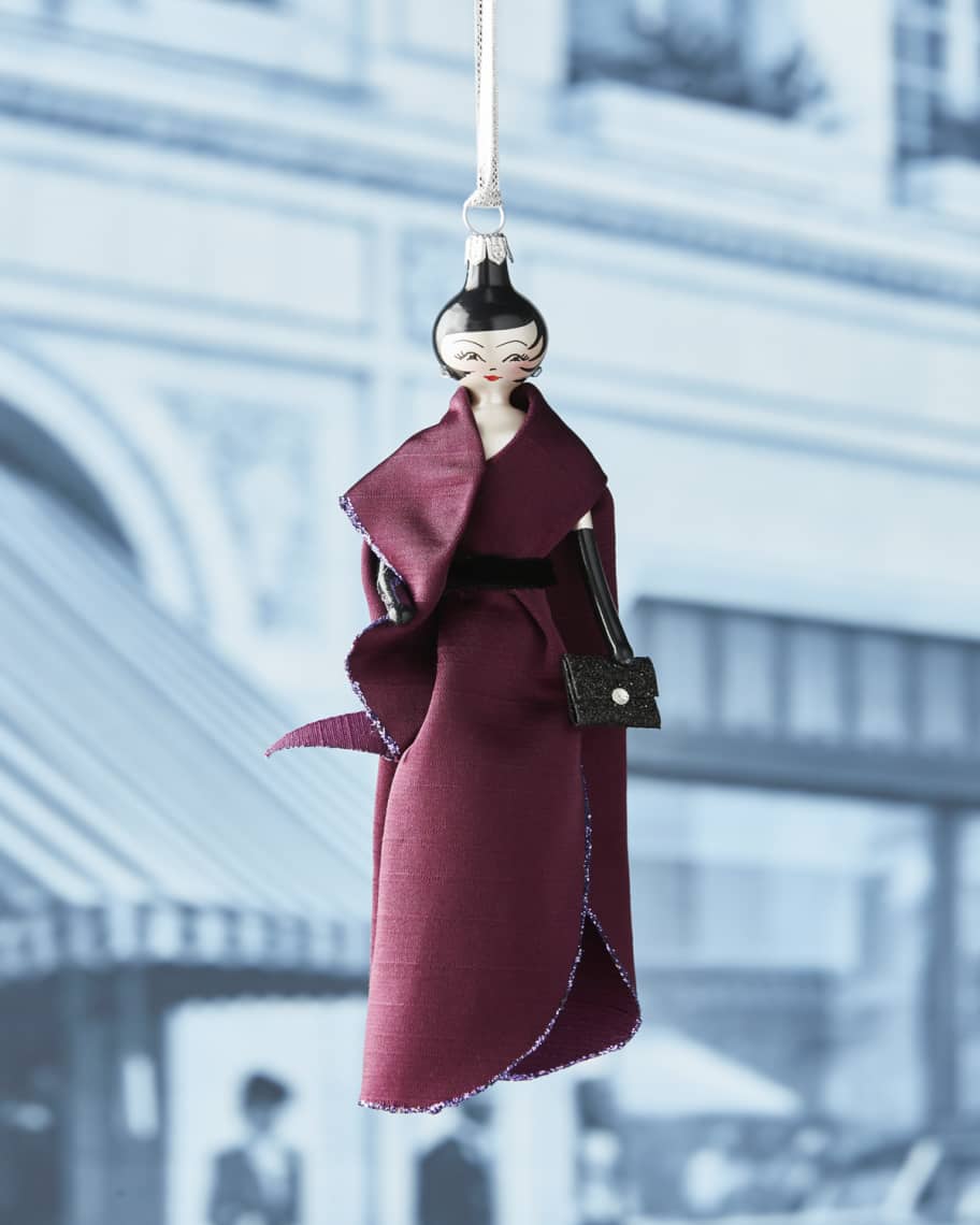 De Carlini Patricia Purple Gown Ornament | Neiman Marcus