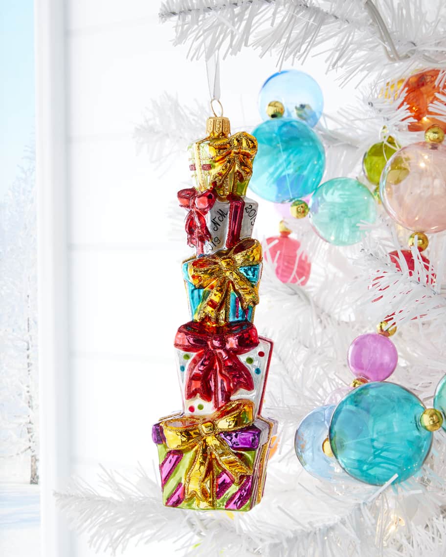 Present Stack Christmas Ornament | Neiman Marcus