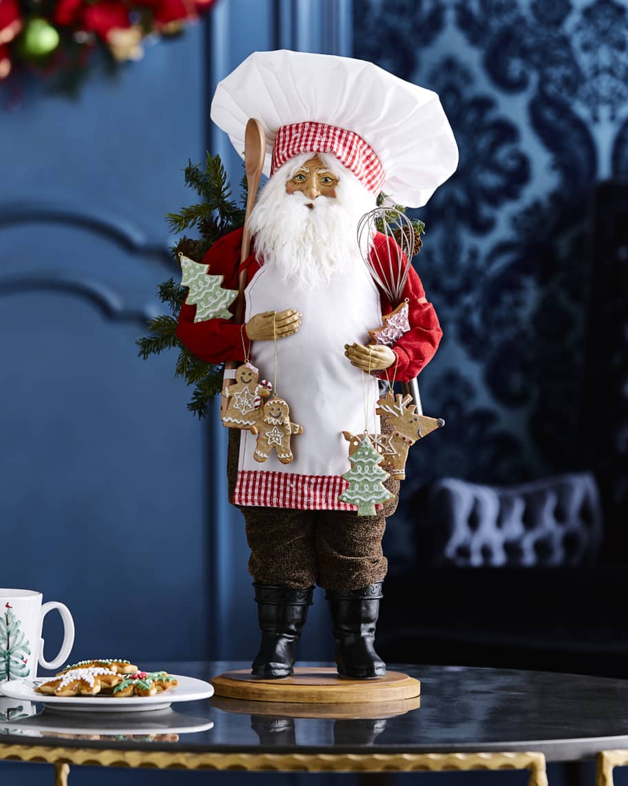 Lynn Haney Chef Santa Figure | Neiman Marcus