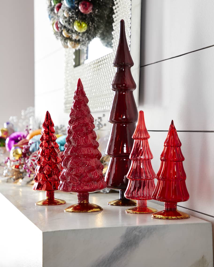 Cody Foster & Co Red Hue Trees, Set of 5 | Neiman Marcus