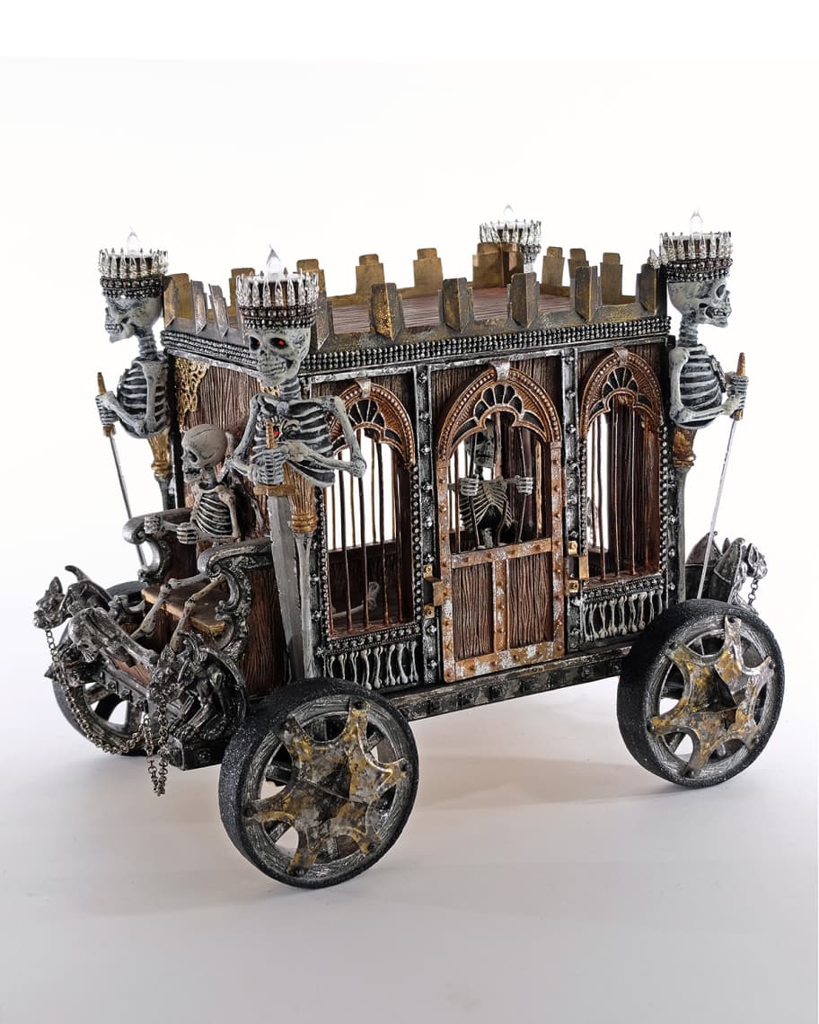 Katherine's Collection Krooked Kingdom Skeleton Carriage | Neiman Marcus