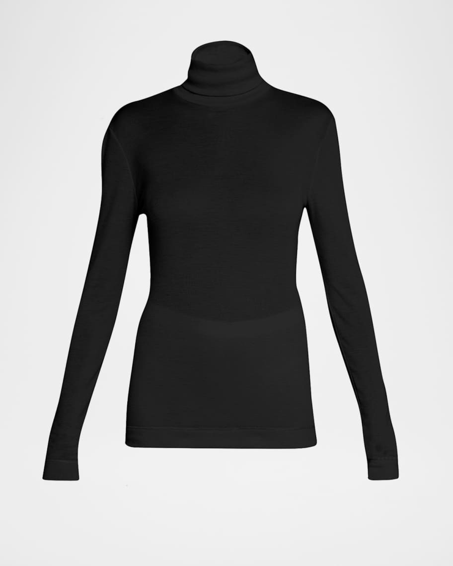 Hanro Silk-Cashmere Turtleneck Top | Neiman Marcus