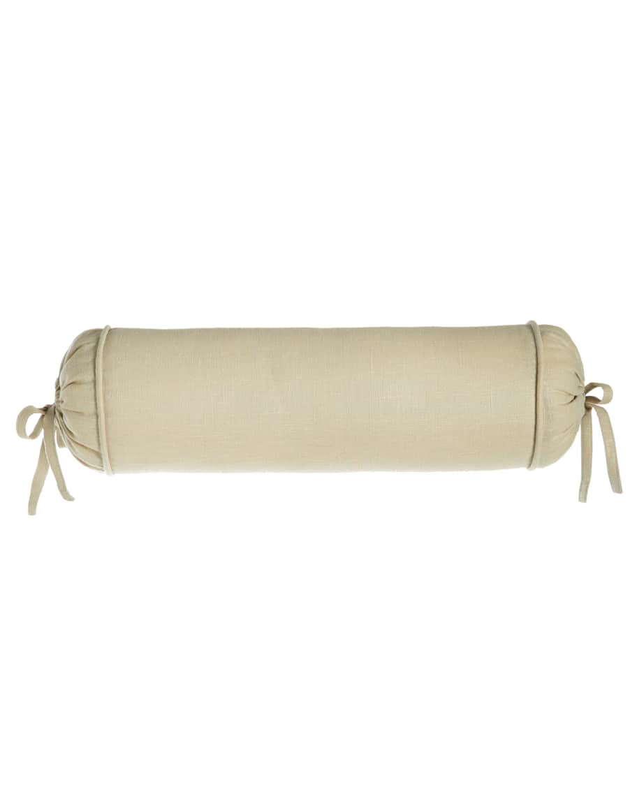 Sherry Kline Home Monterey Solid-Color Neck Roll Pillow, 6" x 20 ...