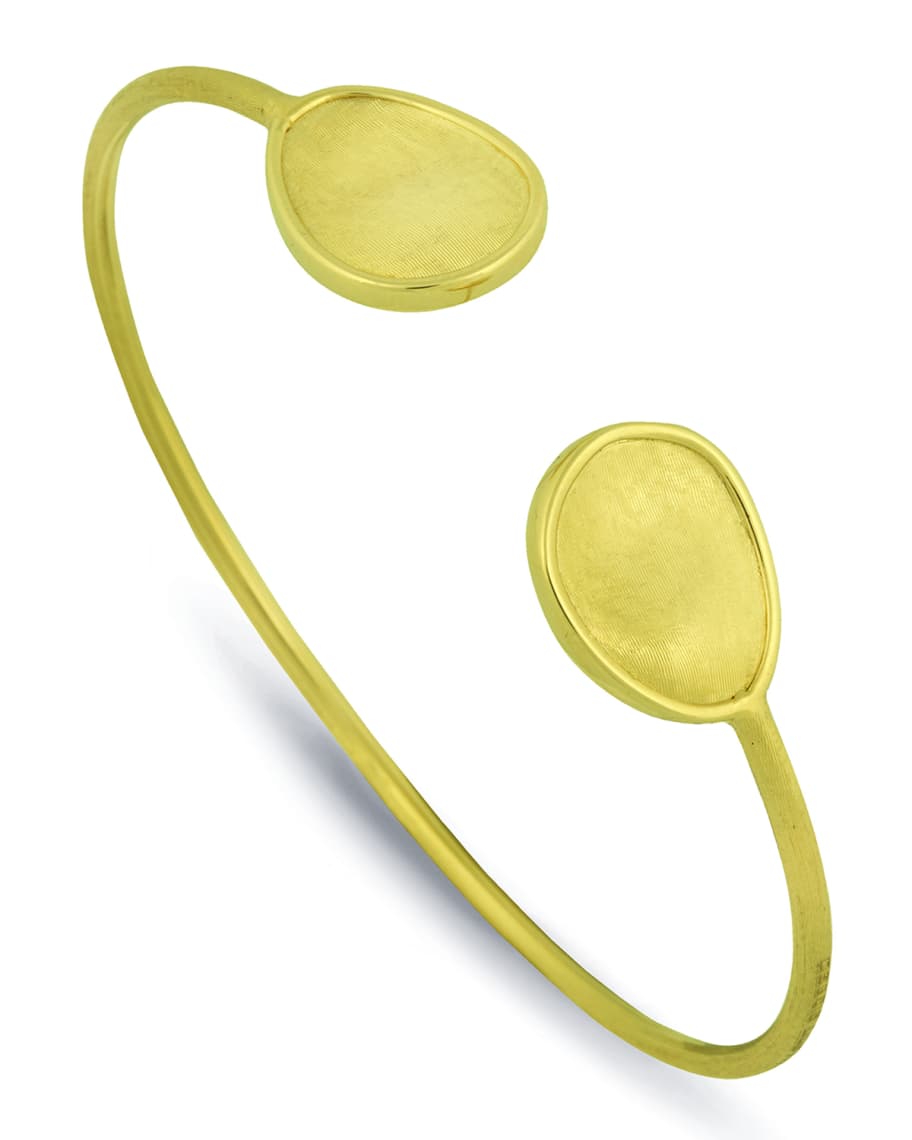 Marco Bicego Lunaria 18k Gold Engraved Bangle | Neiman Marcus