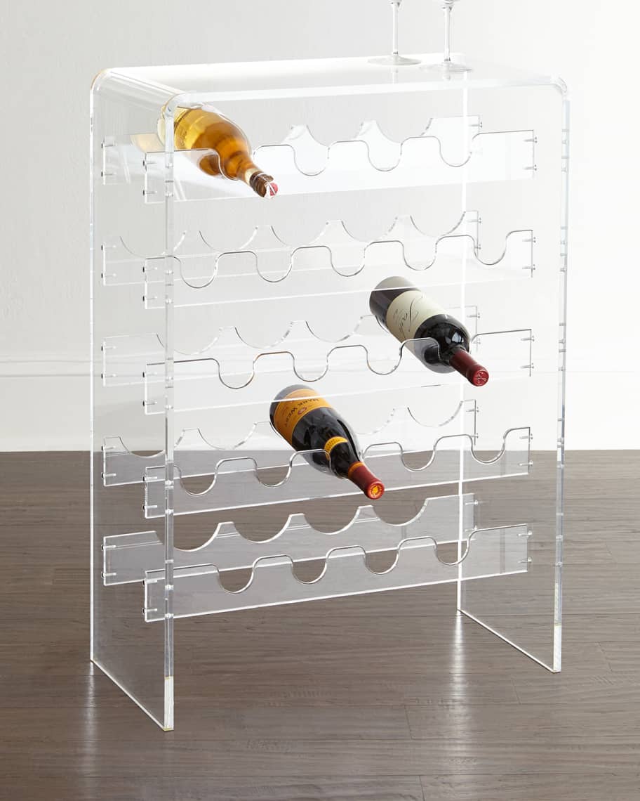 Butler Specialty Co Allegra Acrylic Wine Rack | Neiman Marcus
