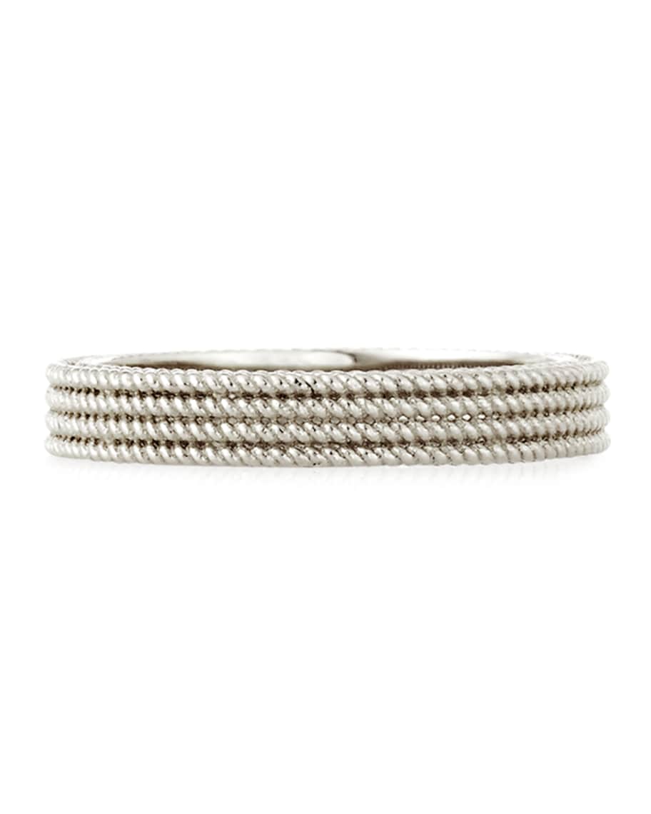 Roberto Coin Symphony Collection 18K Gold Stacked Barocco Bangle ...