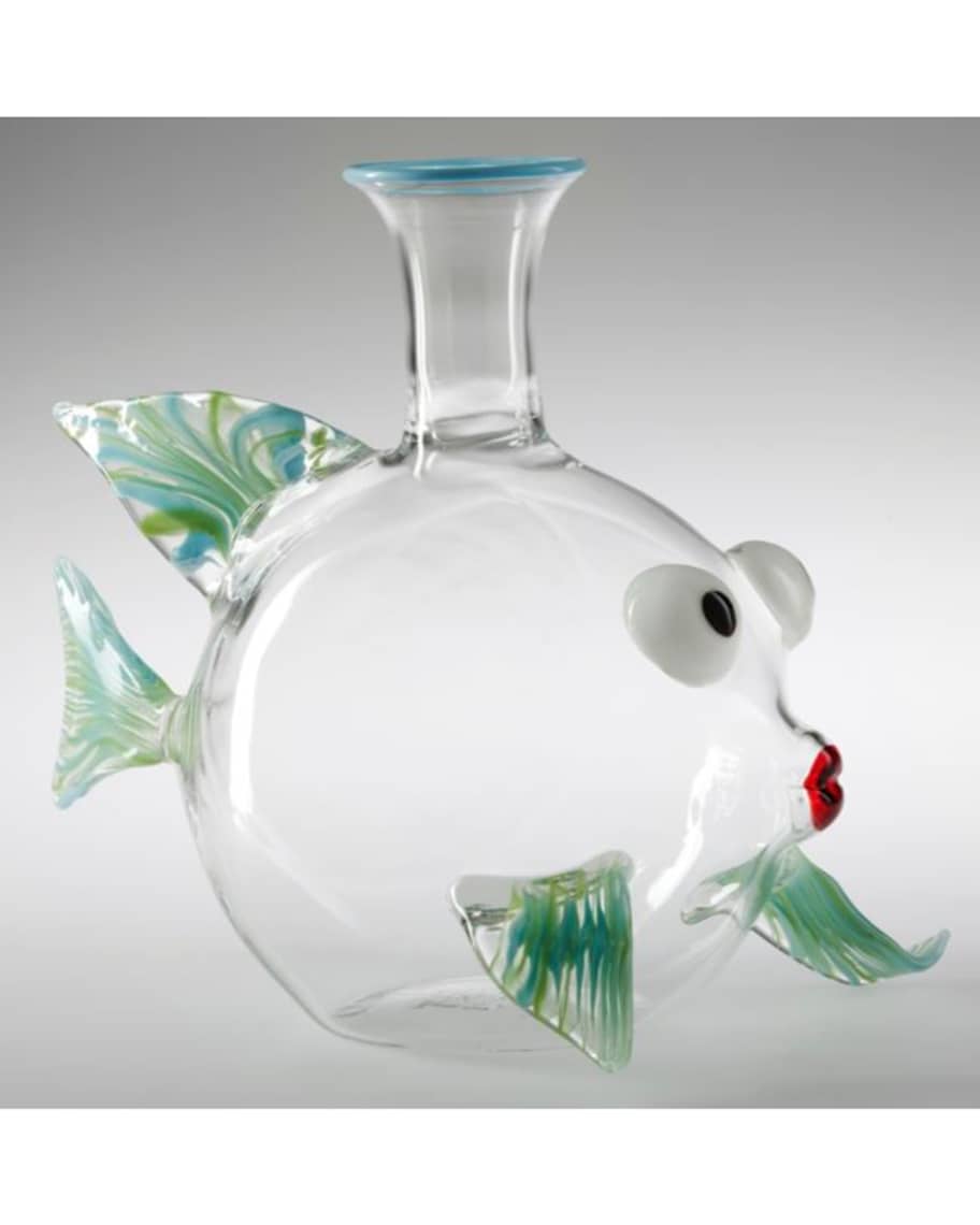Massimo Lunardon Carp Fish Decanter | Neiman Marcus