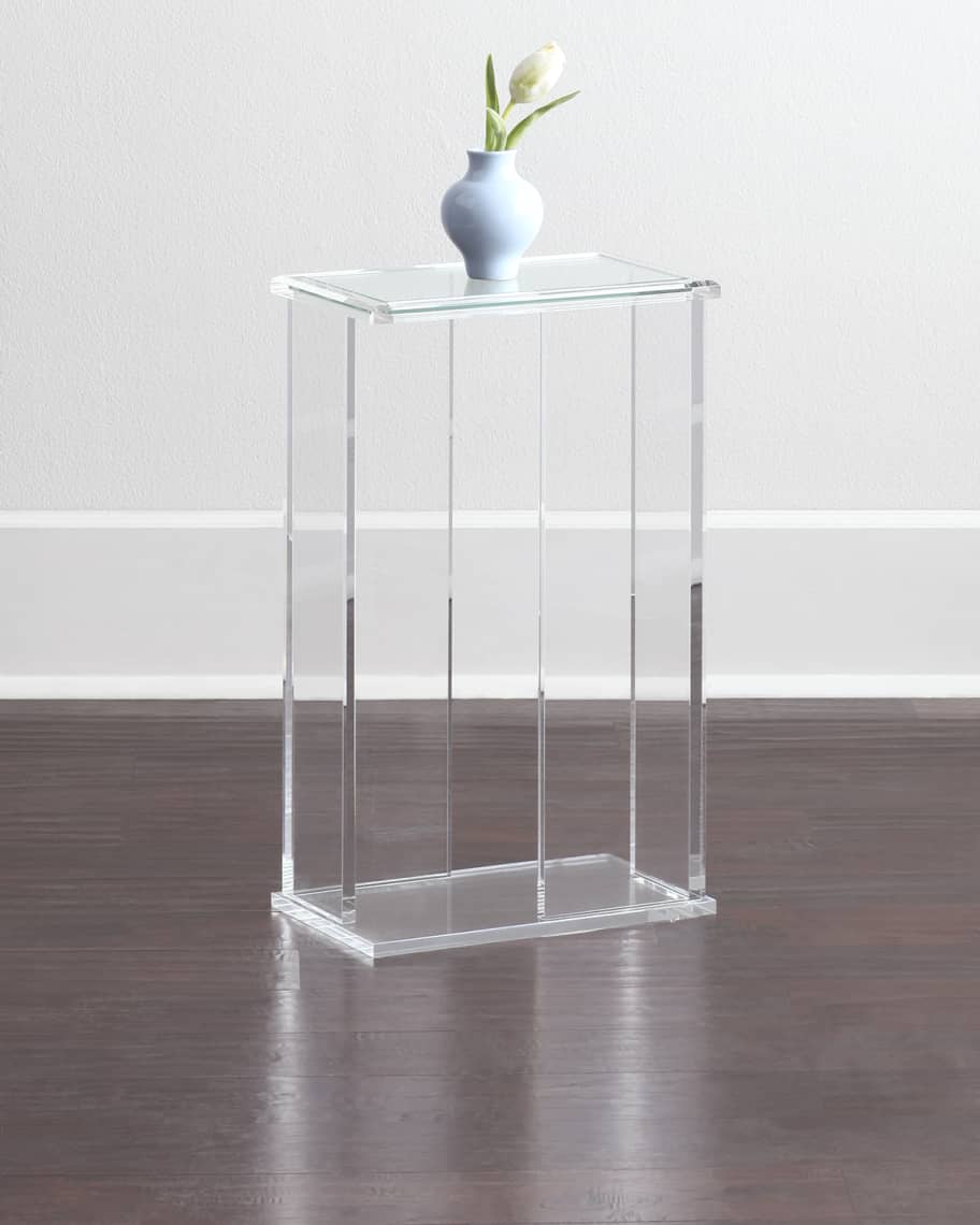 Interlude Home Chase Acrylic End Table | Neiman Marcus