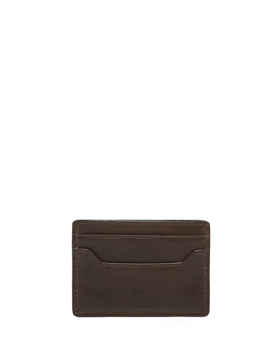 Frye Logan Leather Card Case | Neiman Marcus