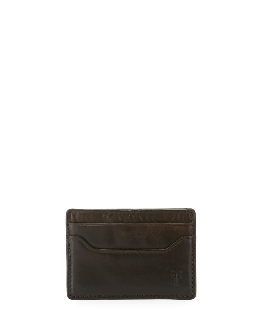 Frye Logan Leather Card Case | Neiman Marcus