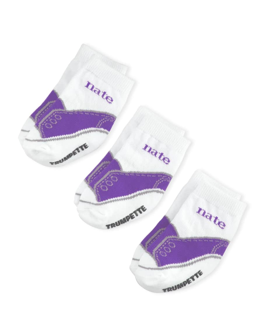 Trumpette Johnny Sock Set, 3-Pack | Neiman Marcus