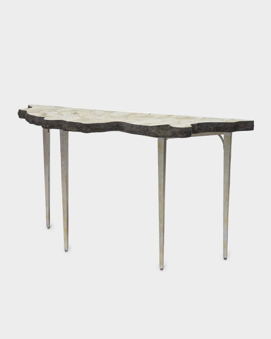 Palecek Ursula Fossil Console Table | Neiman Marcus