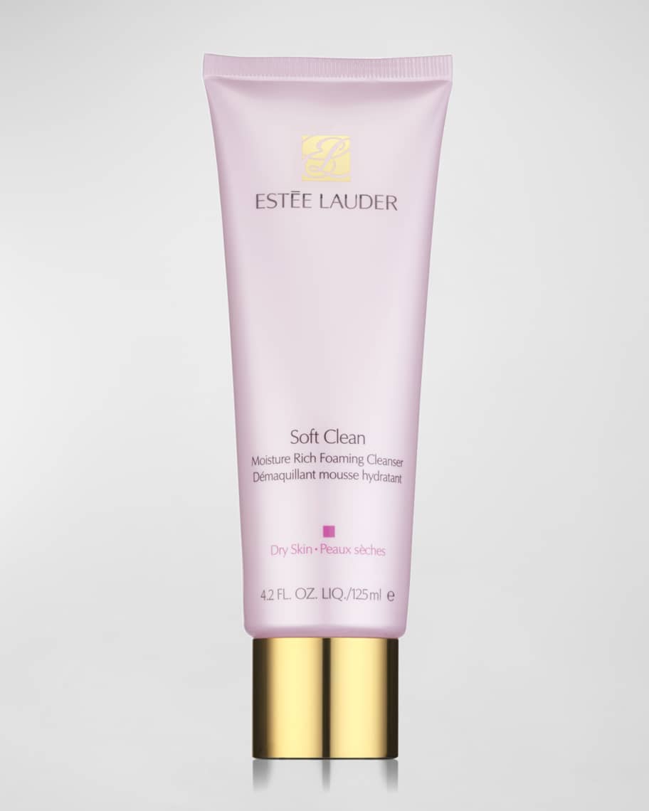 Estee Lauder Soft Clean Moisture Rich Foaming Facial Cleanser, 4.2 oz ...