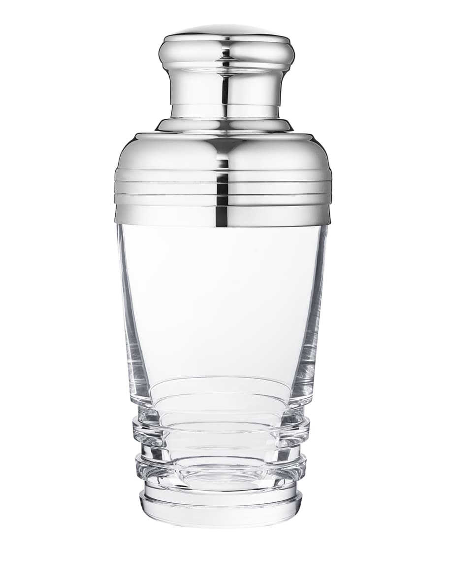 Saint Louis Crystal Oxymore Cocktail Shaker, Clear | Neiman Marcus