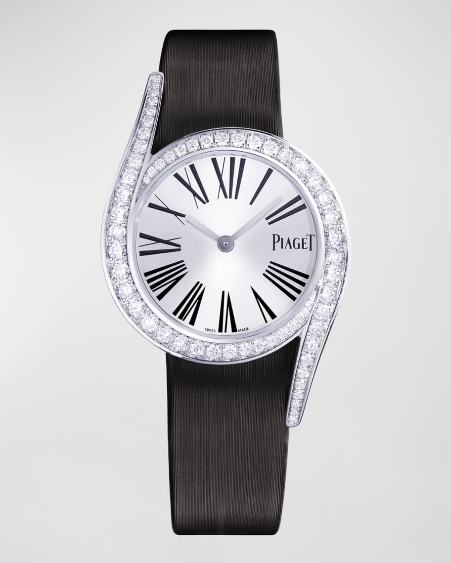PIAGET 26mm White Gold Limelight Gala Diamond Bezel Watch | Neiman Marcus