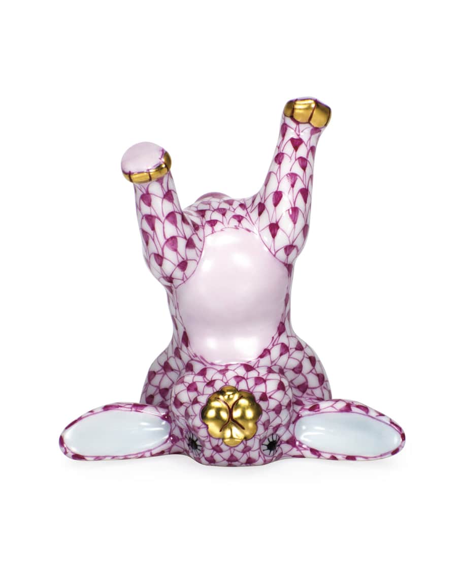 Herend Handstand Bunny Figurine | Neiman Marcus