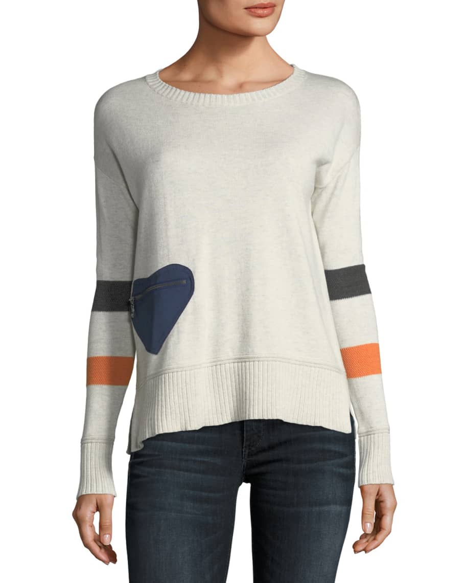 Lisa Todd Plus Size Heartthrob Cotton-Cashmere Sweater | Neiman Marcus