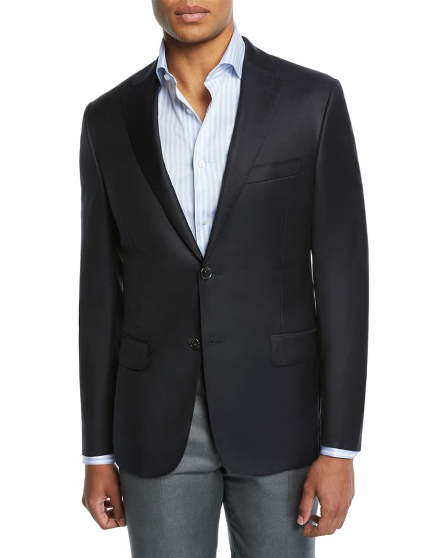 Hickey Freeman Men's Tasmanian Sharkskin Blazer | Neiman Marcus