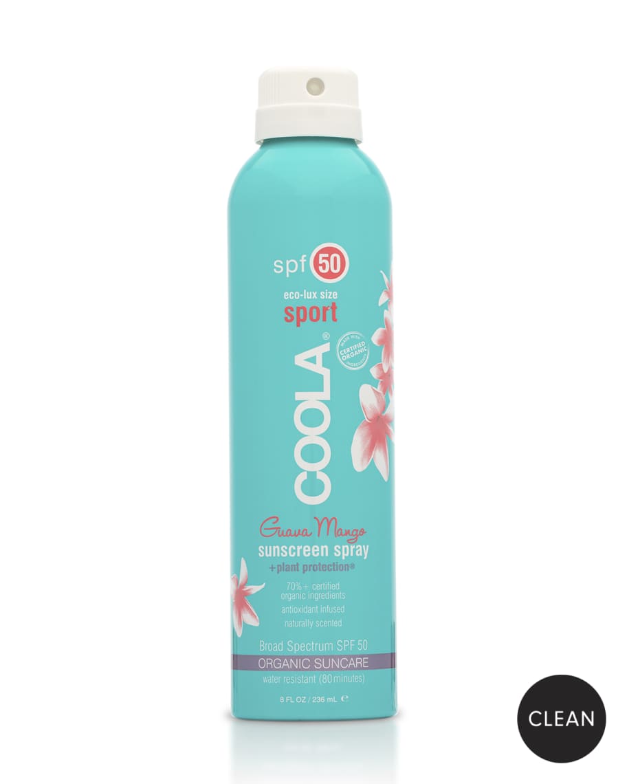 COOLA 8 oz. Eco-Lux Sport Continuous Spray SPF 50 Sunscreen, Guava ...