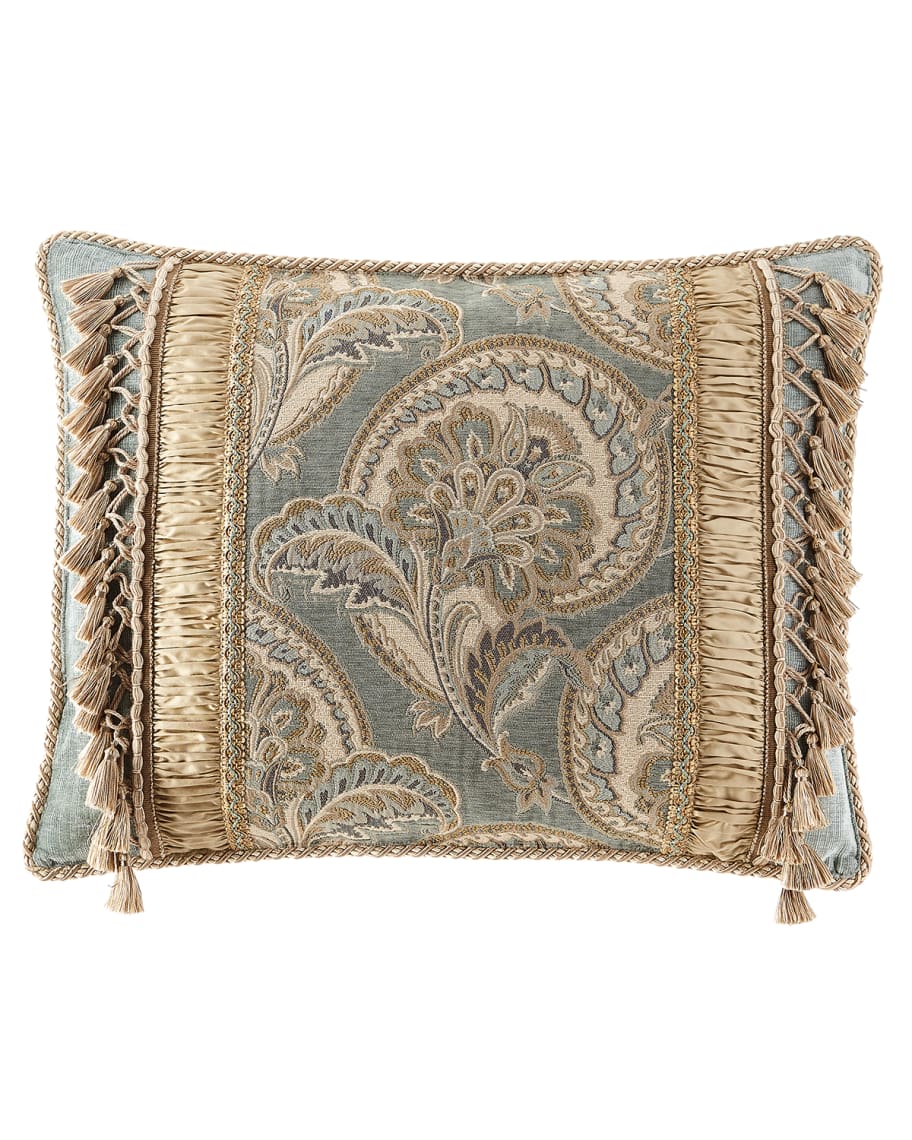 Dian Austin Couture Home Willette Pieced King Sham with Tassels ...