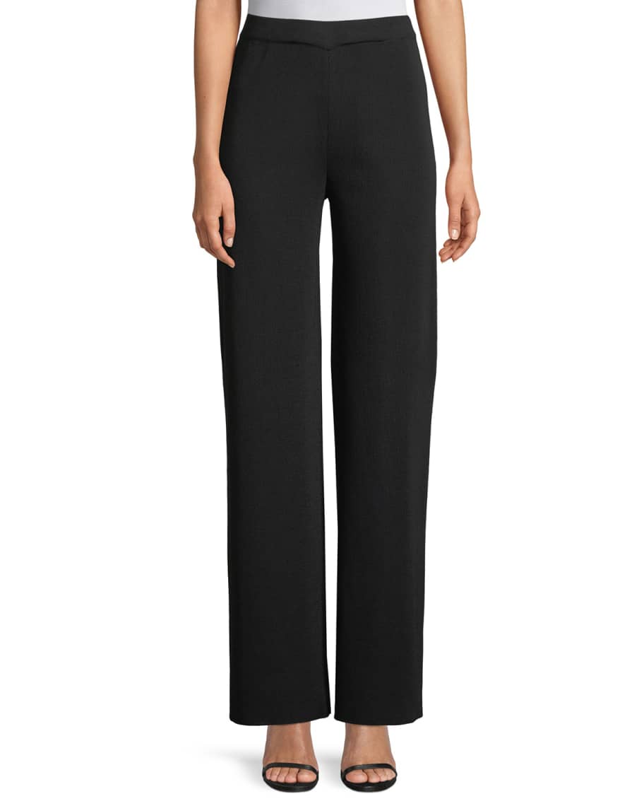 Misook Plus Size Demi Palazzo Wide-Leg Pants | Neiman Marcus