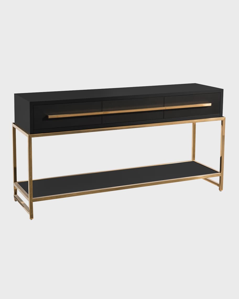 John-Richard Collection Midnight Console Table | Neiman Marcus