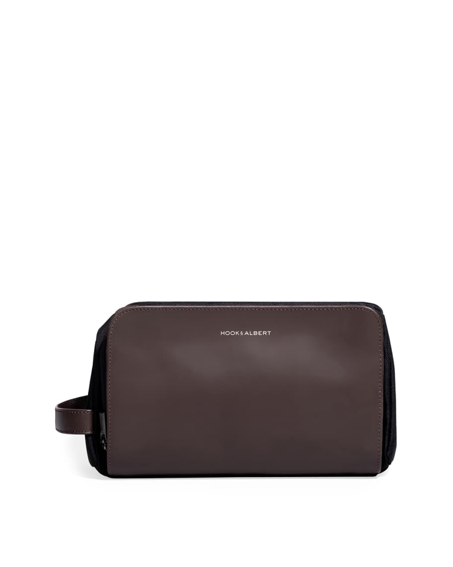 hook + Albert Leather Toiletry Bag | Neiman Marcus