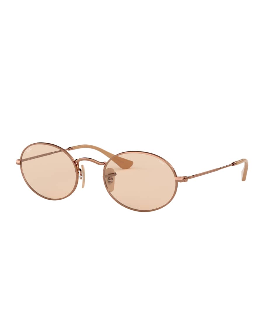 Ray-Ban Gradient Round Metal Sunglasses | Neiman Marcus