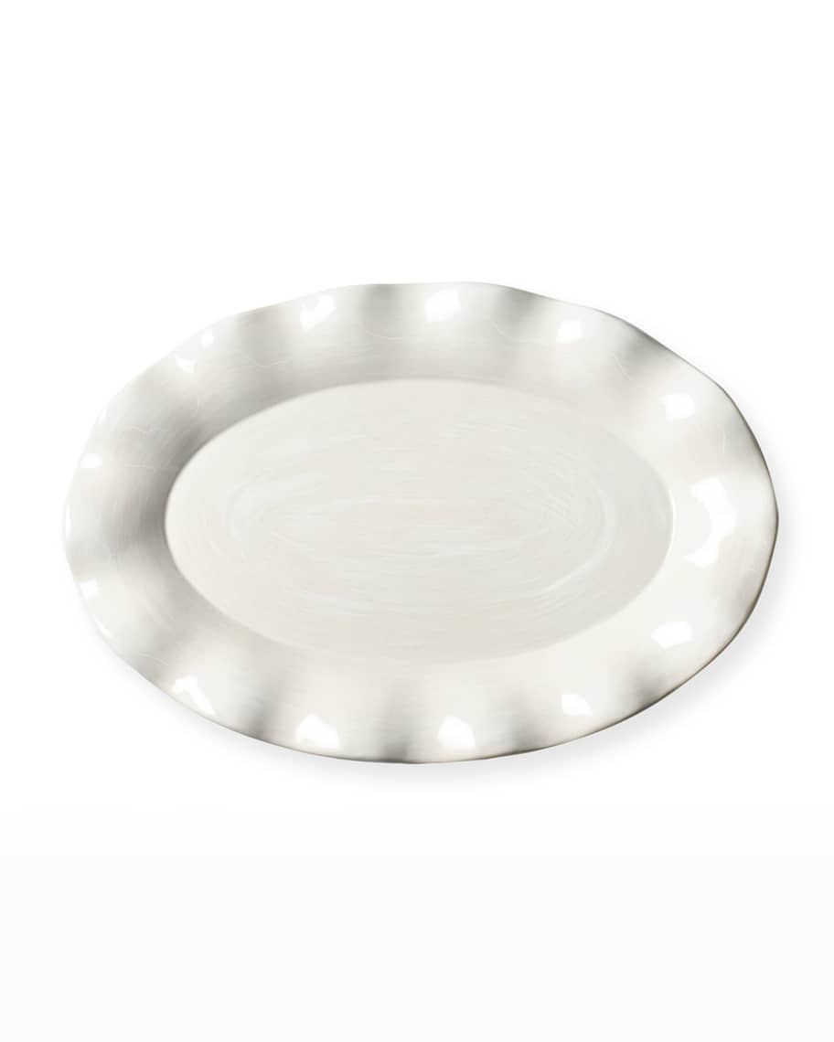 Coton Colors Signature Oval Platter, White | Neiman Marcus