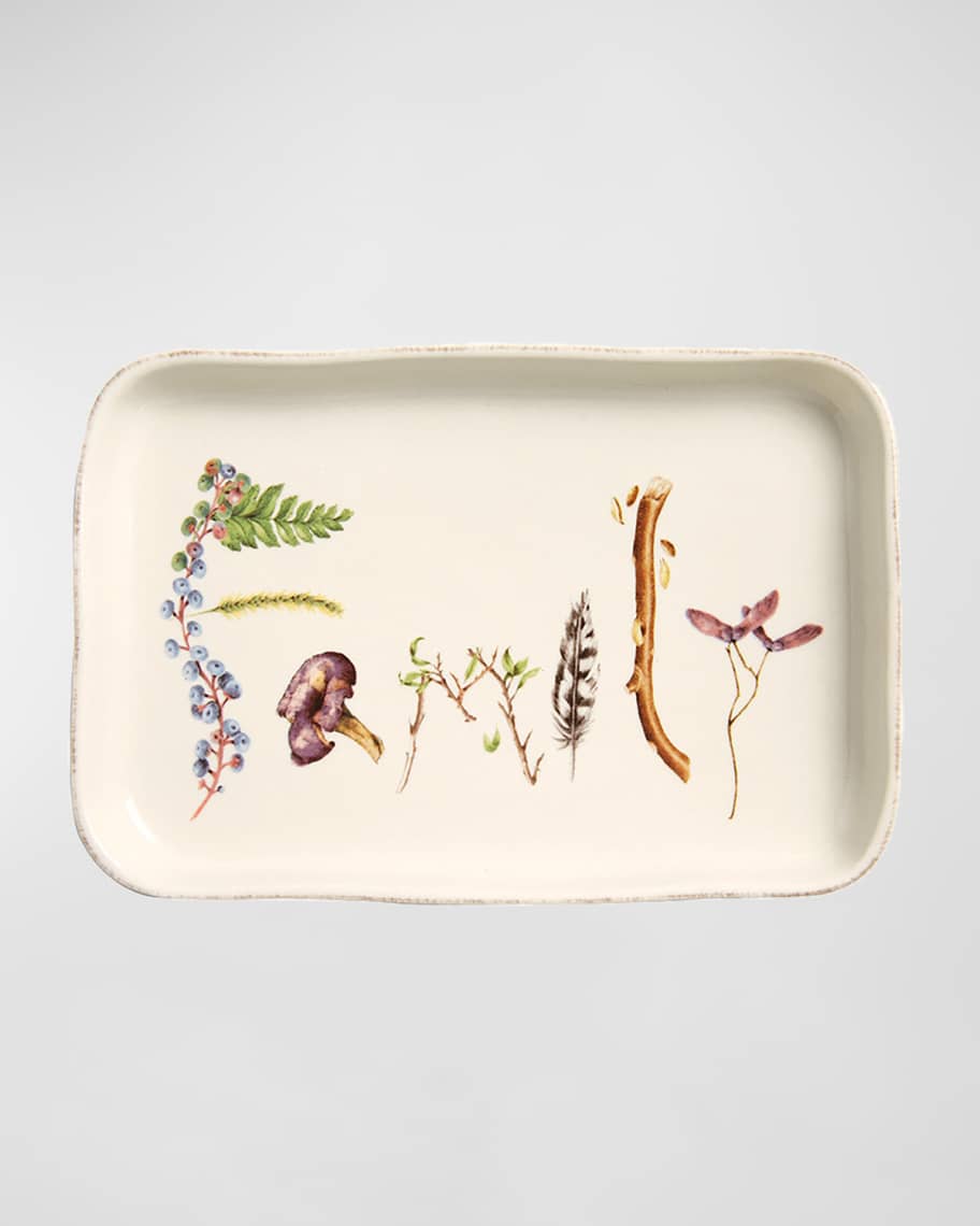 Juliska Forest Walk 7.5" Family Gift Tray | Neiman Marcus