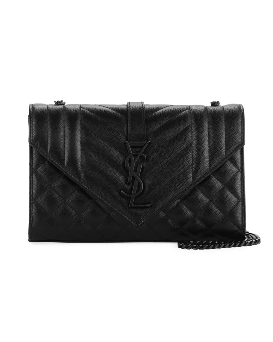 Saint Laurent Monogram YSL Envelope Small Chain Shoulder Bag | Neiman ...