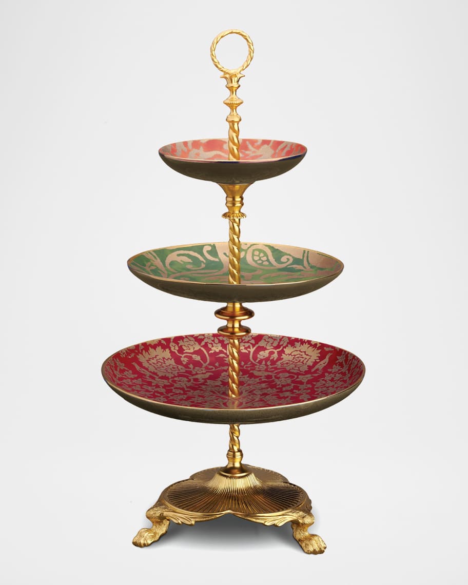 L'Objet Fortuny 3-Tier Server | Neiman Marcus