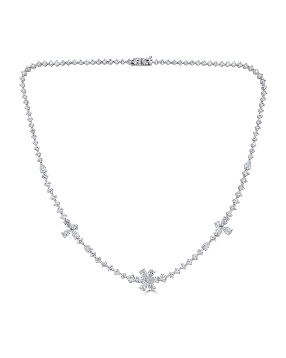 ZYDO 18k Luminal Mixed Diamond Necklace | Neiman Marcus
