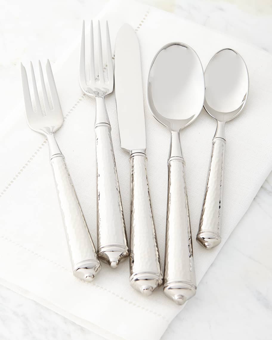 Ricci Silversmith 20-Piece Leopardo Flatware Service | Neiman Marcus