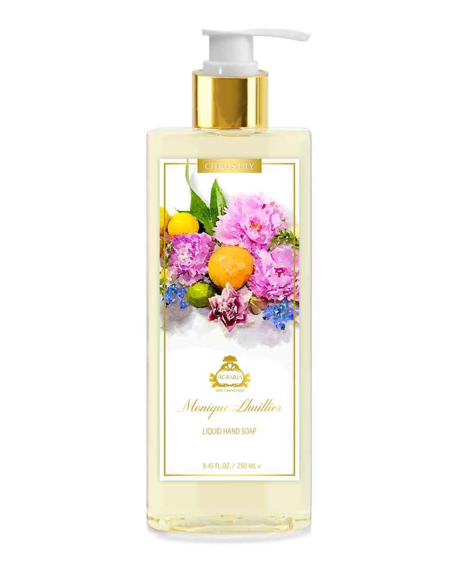 Agraria Monique Lhuillier Citrus Lily Liquid Hand Soap, 8.45 oz./ 250 ...