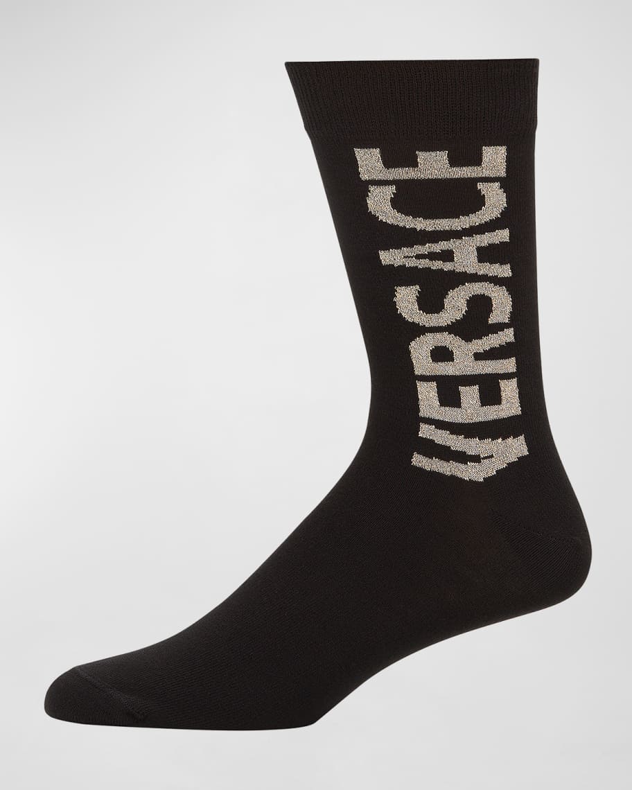 Versace Men's Logo Socks | Neiman Marcus