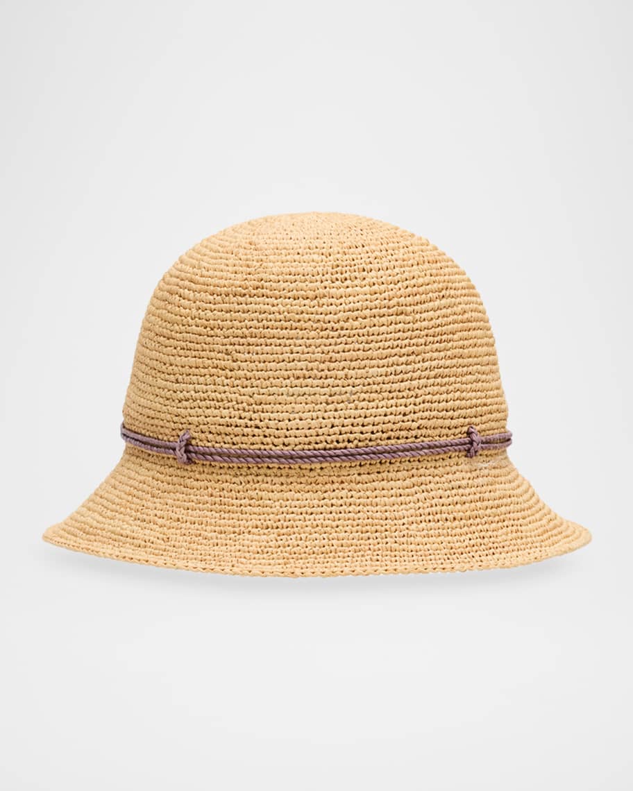 Helen Kaminski Villa Raffia Bucket Hat | Neiman Marcus