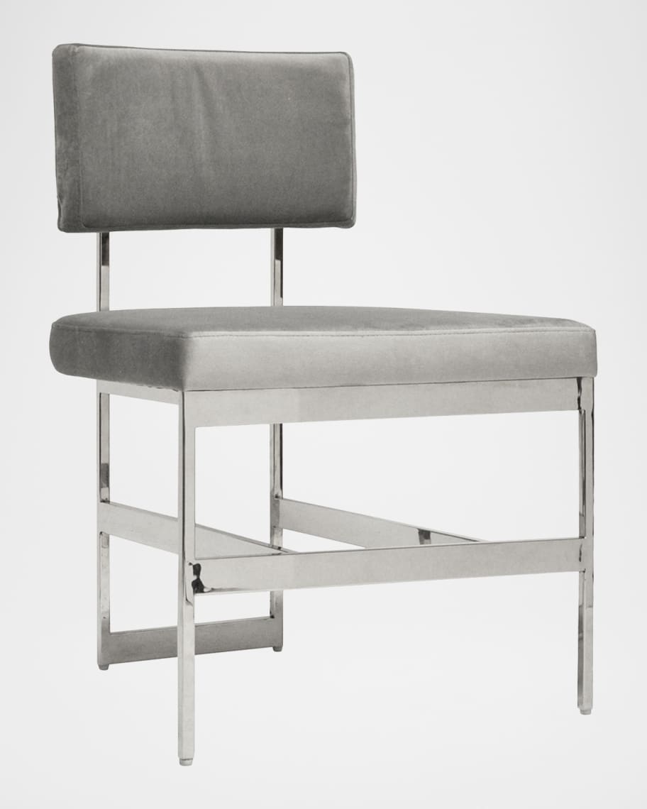 Worlds Away Shaw Velvet Dining Chair | Neiman Marcus