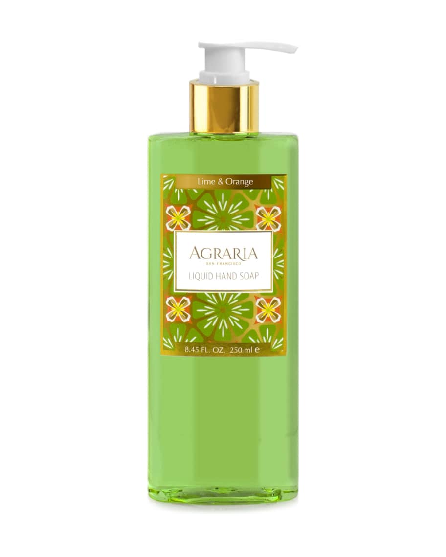 Agraria Lime & Orange Blossoms Liquid Hand Soap | Neiman Marcus