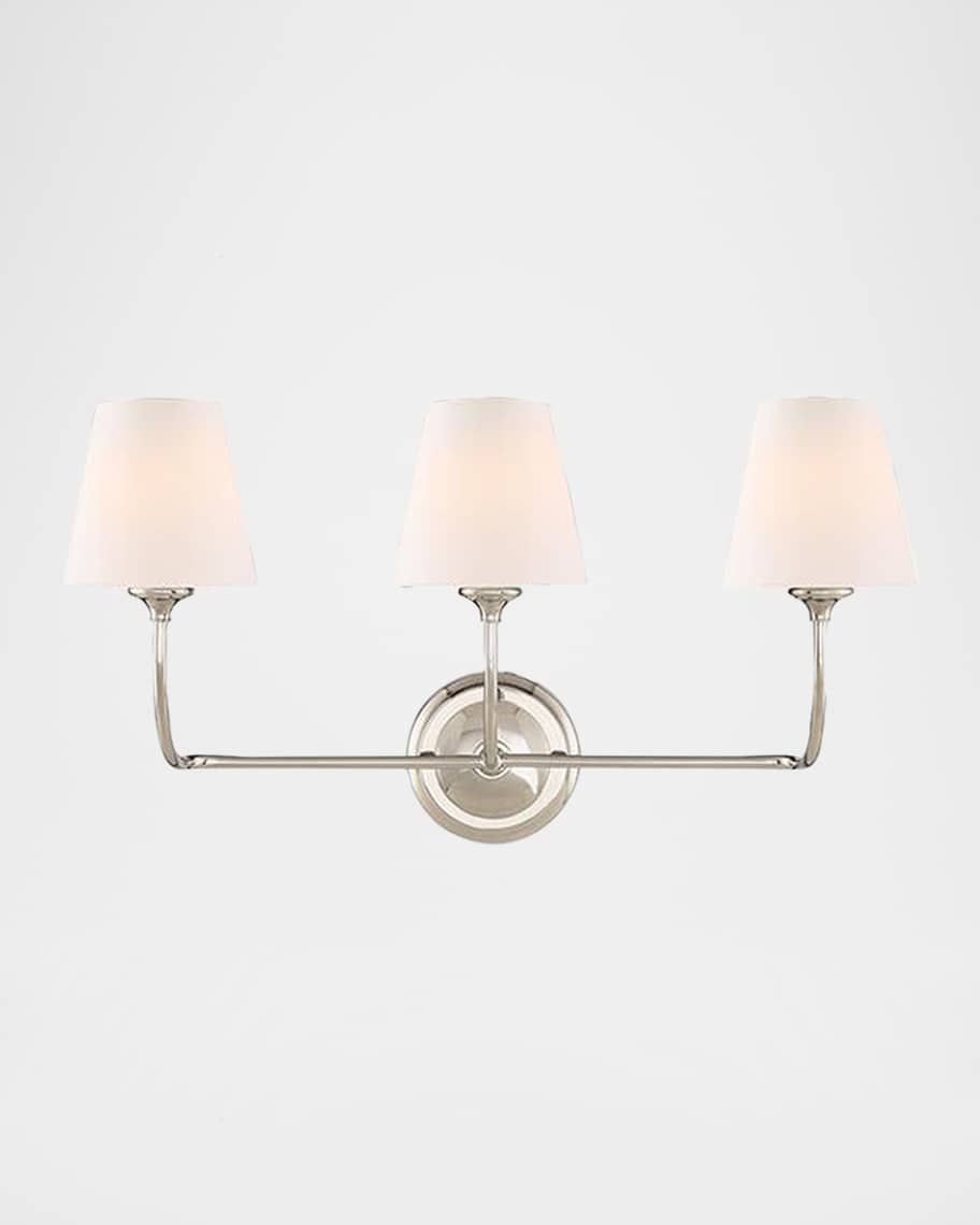 Crystorama Sylvan 3-Light Forged Bathroom Vanity | Neiman Marcus