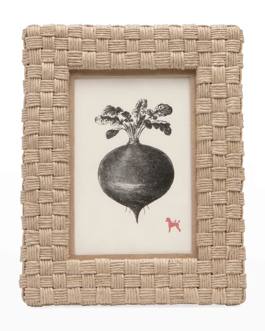Pigeon and Poodle Genova Natural Rope Frame, 4x6 | Neiman Marcus