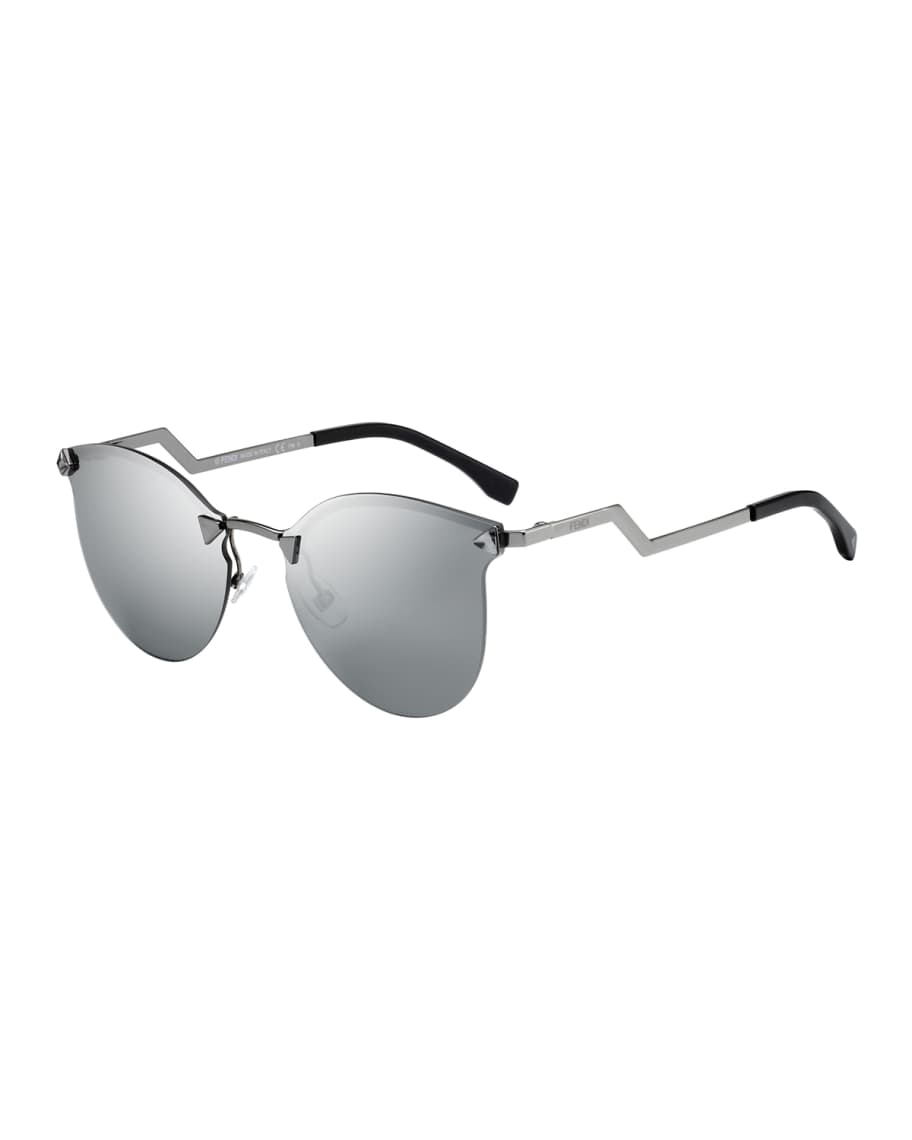 Fendi Rimless Sunglasses with Stepped Arms | Neiman Marcus