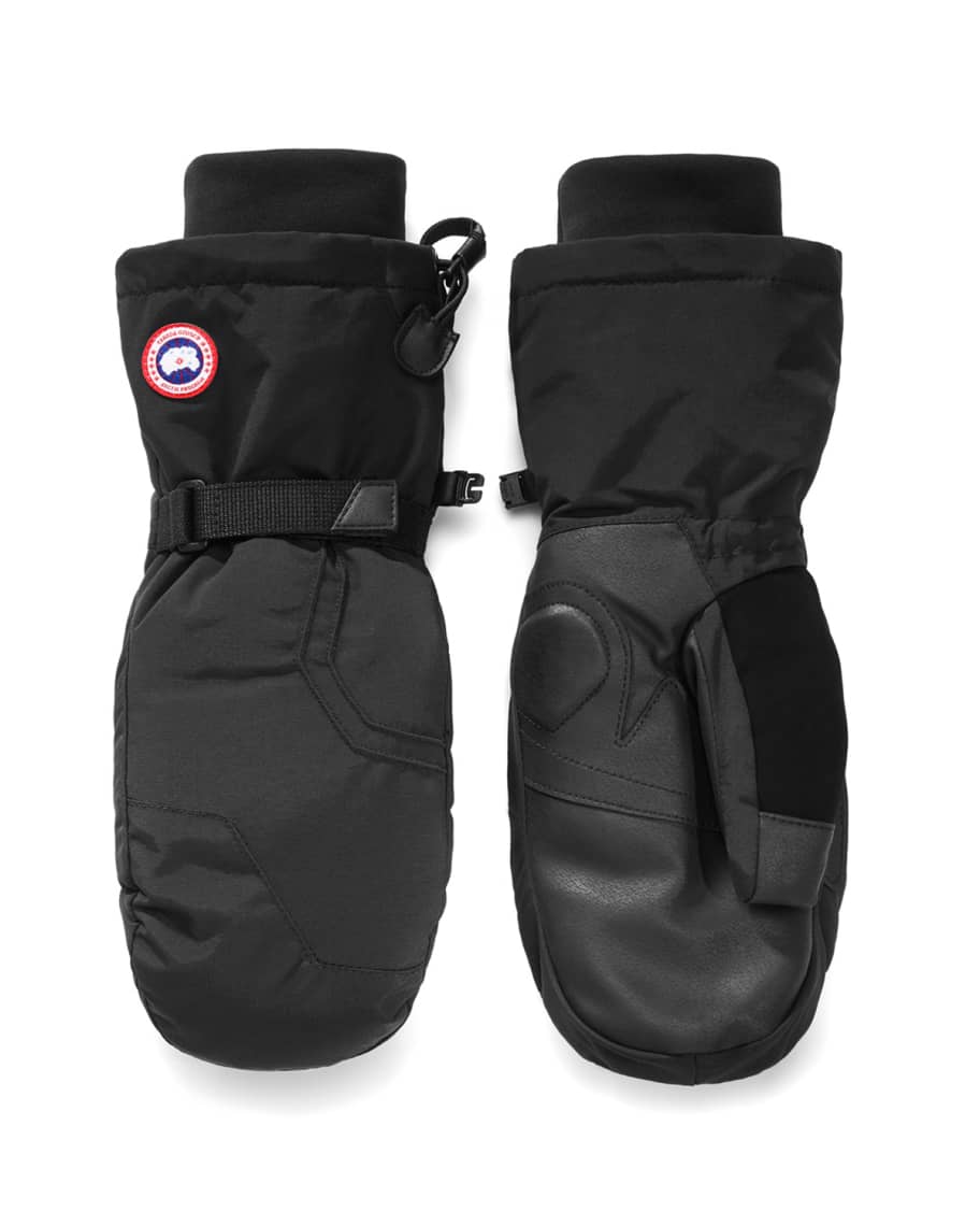 Canada Goose Men's Down-Filled Mittens | Neiman Marcus