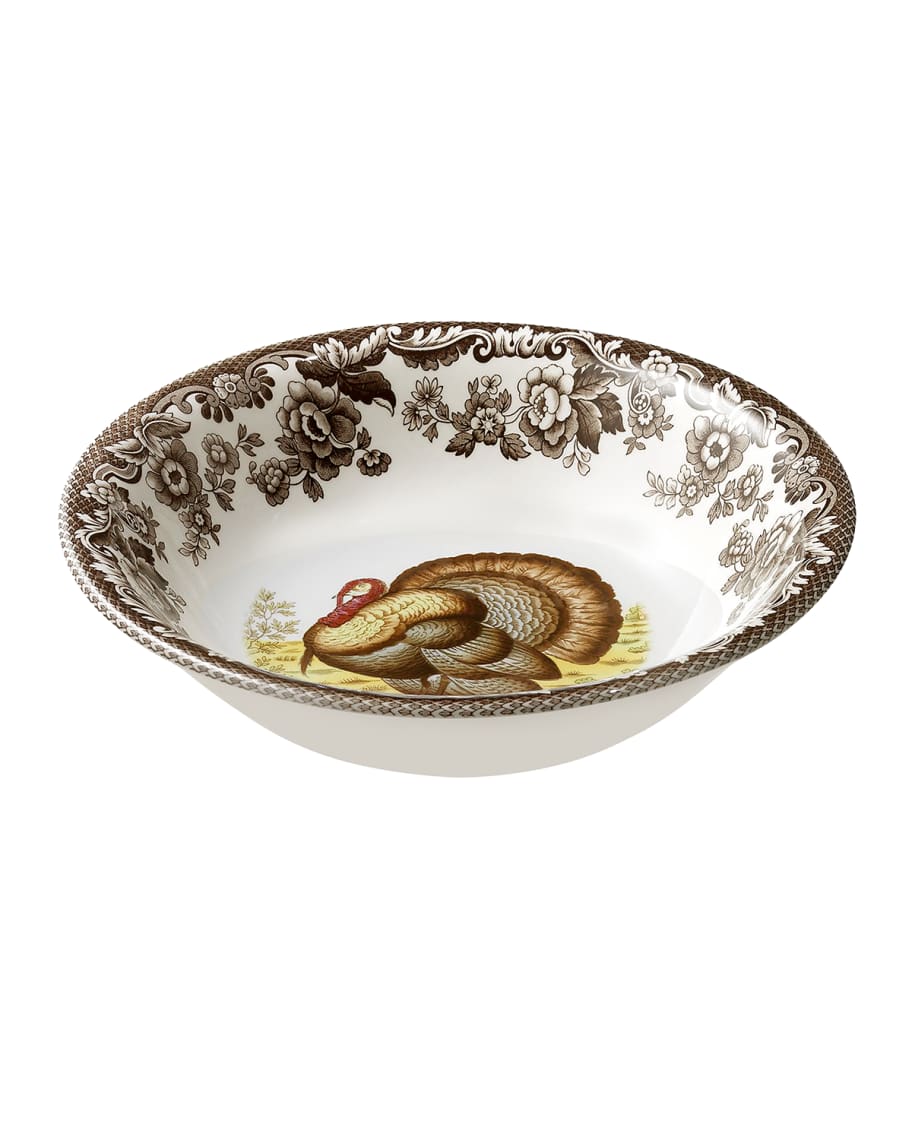 Spode Woodland Turkey Ascot Cereal Bowl | Neiman Marcus