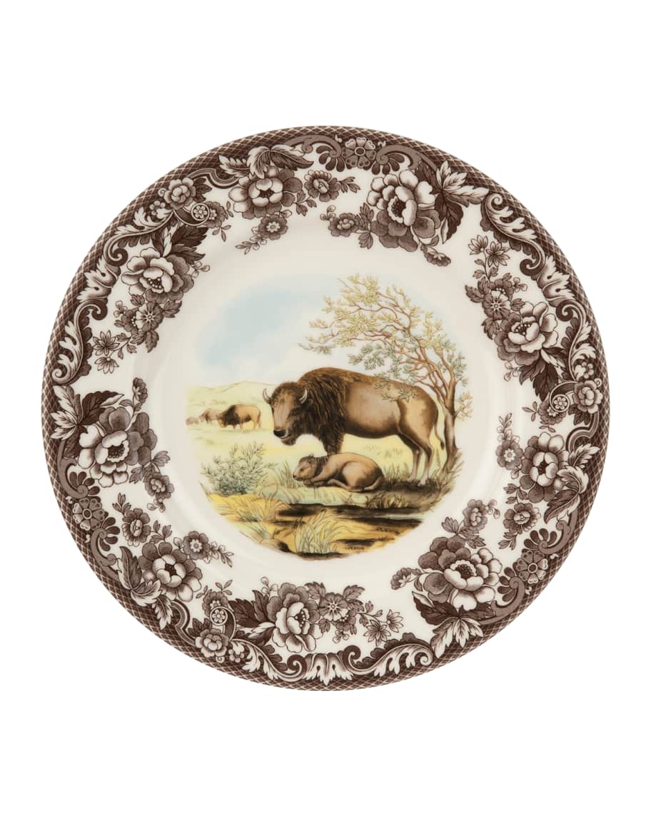 Spode Woodland Bison Dinner Plate | Neiman Marcus